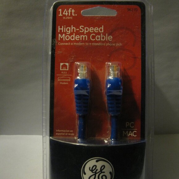 Computers, Laptops & Parts | Ge 14 Foot Highspeed Modem Cable Rj11 ...